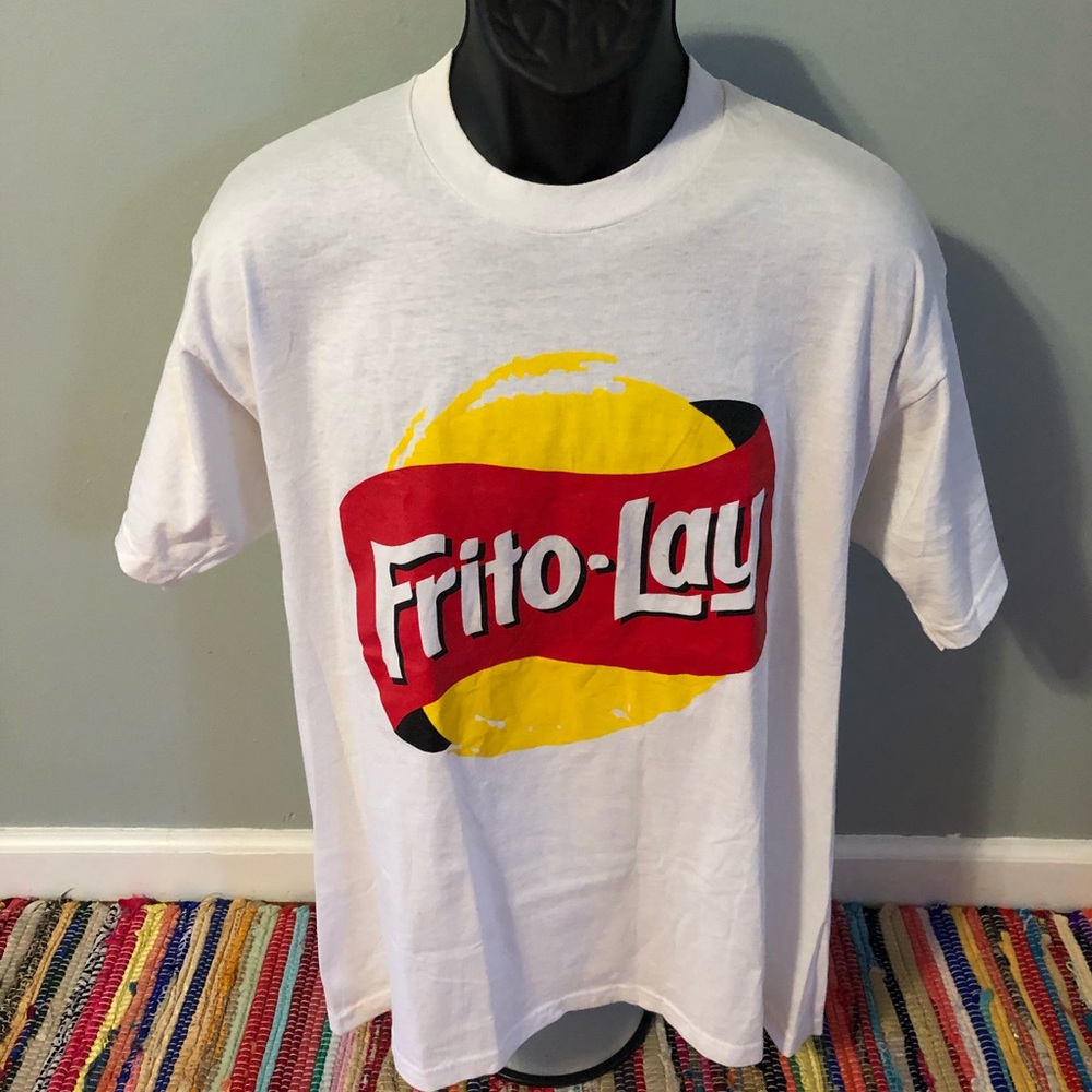90s Frito Lay Promo Shirt Retro Logo White Xl - Gem